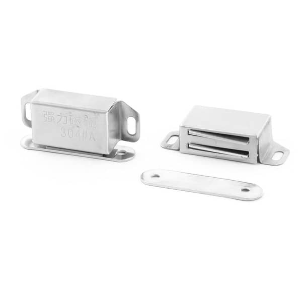 Home Stainless Steel Door Wardrobe Closet Stopper Holder Magnetic Catch ...