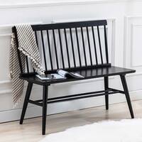 Middlebrook Solid Wood Low-Back Spindle Entry Bench - On Sale - Bed ...