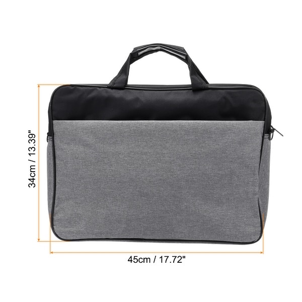 17.7x13.4" Laptop Bag, Fit for 17" Computer Bag with Adjustable Strap ...