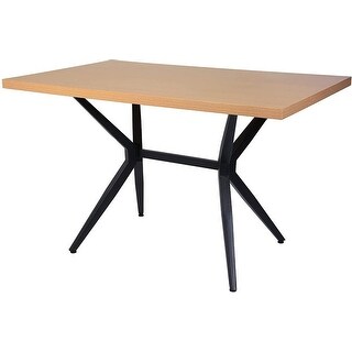48" x 30" Dining Table Mid Century Modern Dining Table for 4 Person,w ...