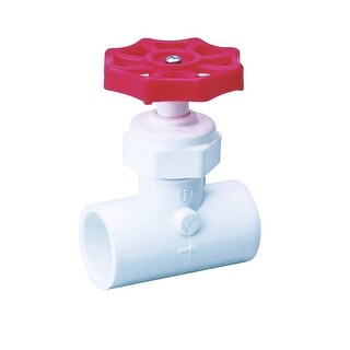 ProLine 105-403 PVC Solvent Weld Stop Valve, 100 PSI, 1/2" - Bed Bath ...