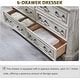 Farmhouse Drawers Dresser, Wood Chest of Drawers, Dressers Organizer ...