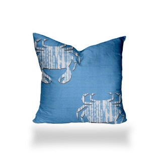 Crab pattern sewing closed pillow, 12x12 - Blue - Bed Bath & Beyond ...