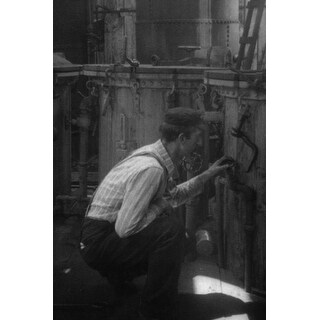 Cannery Worker Black and White Gallery Wrapped Canvas - Bed Bath ...