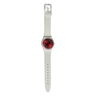 Women's Purest Love Analog Quartz Watch with White Rubber Strap, 34mm ...