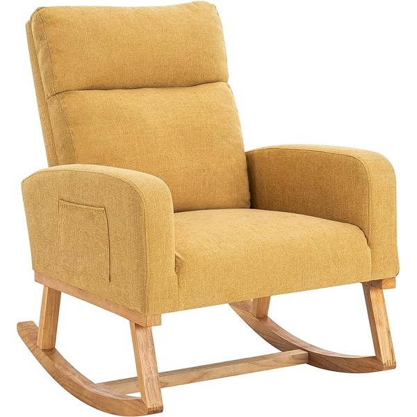 Solid wood rocking chair for nursery store