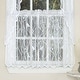 Sweet Home Collection Songbird Motif White Knit Lace Window Curtains ...