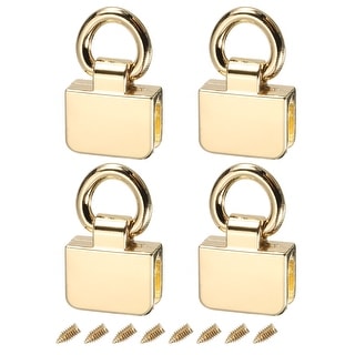 Metal Bag Connector D Ring, 4 Sets 19mm Rectangle Bridge Hanger Buckle ...