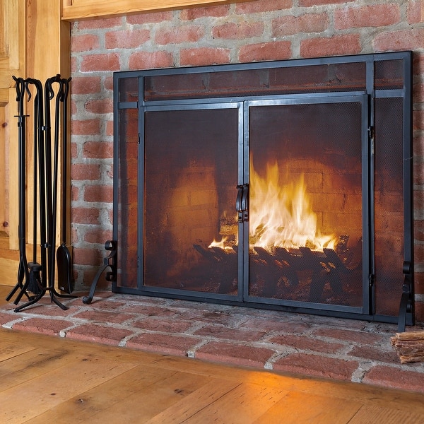 solid fireplace screens