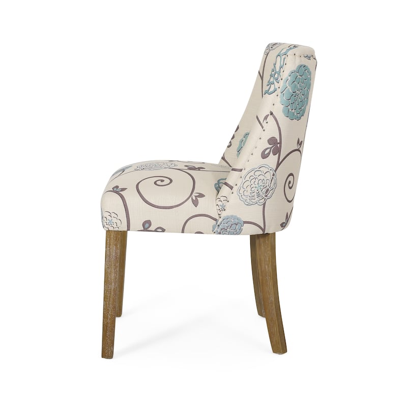 Frances Fabric Dining Chair (Set of 4) by Christopher Knight Home - On ...