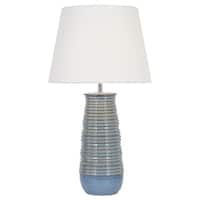 Blue Ceramic Rustic Table Lamp 28 x 15 x 15 - 15 x 15 x 28 - On Sale ...
