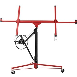 Drywall Lift Panel 11' Lift Drywall Panel Hoist Jack Lifter, Red - Bed ...