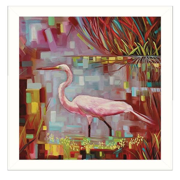 "Swamp Walker" By Ed Wargo, Ready to Hang Framed Wall Art, White Frame ...