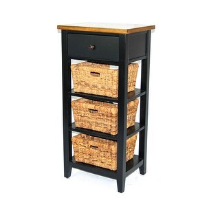 Sunny Designs Storage Rack with Baskets - Bed Bath & Beyond - 40002150
