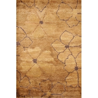 Floral Moroccan Oriental Area Rug Handmade Bedroom Jute Carpet - 4'11 ...