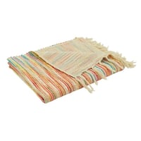Cozy Corded Stripe Throw Blanket with Fringe - Bed Bath & Beyond - 37972188