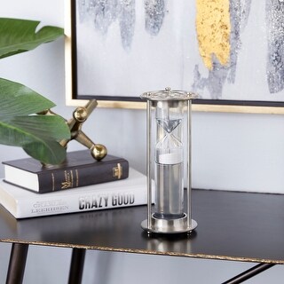 Silver Aluminum Modern Timer 8 x 3 x 3 - 3 x 3 x 8 - Bed Bath & Beyond ...