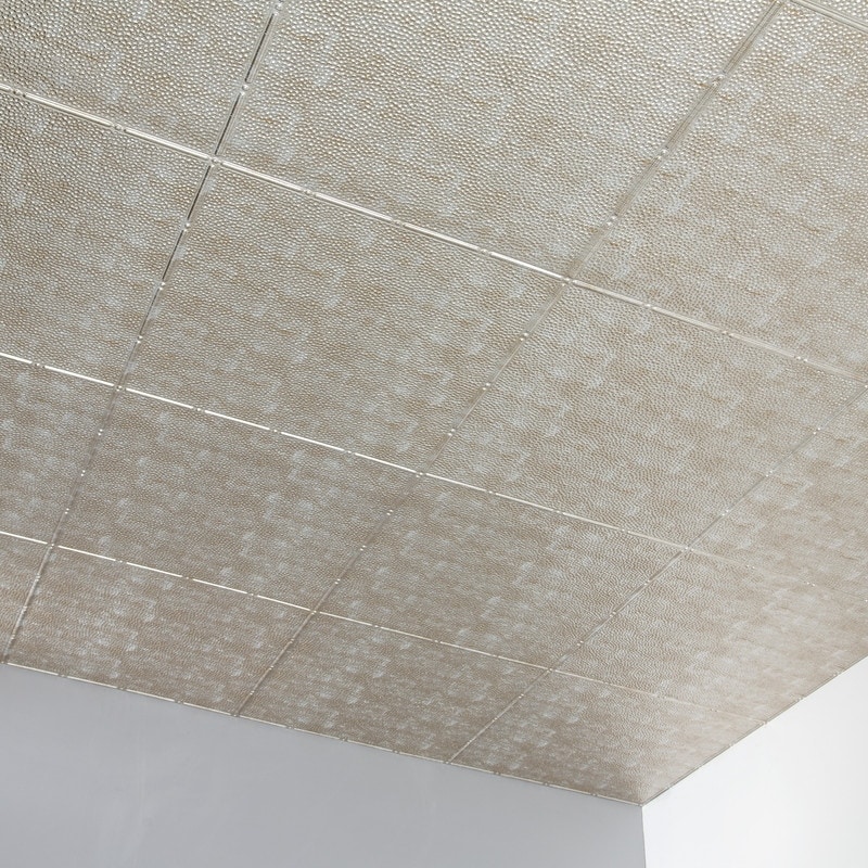 FASÄDE Traditional Style 2 Decorative Vinyl 2ft x 4ft Glue Up Ceiling ...