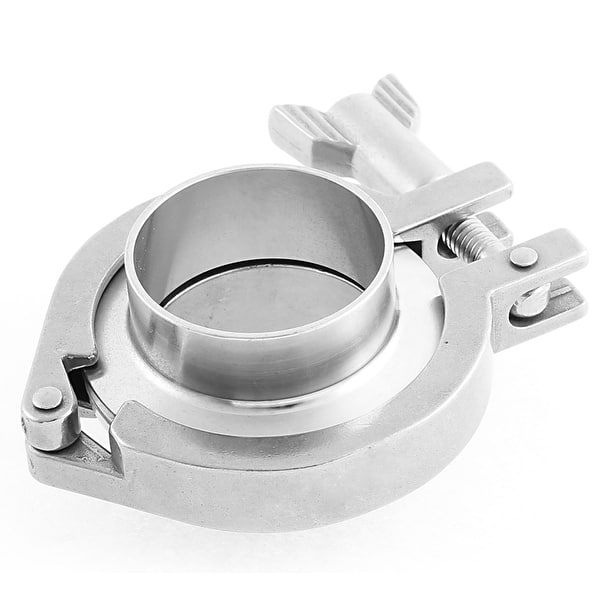 Unique Bargains 316 Stainless Steel 45mm Dia Tri-clamp Type Sanitary ...