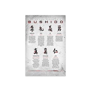 Bushido Code Print On Acrylic Glass by Nikita Abakumov - Bed Bath ...