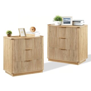 27.6'' Wide Modern Chest of Drawers(Set of 2) - Bed Bath & Beyond ...