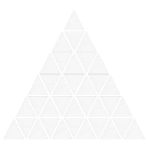 100Pcs 20mm Acrylic Self Adhesive Triangle Mirror Wall Sticker Decals ...