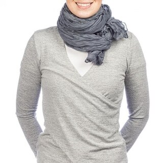 Dark Gray Classic Lightweight Scarf - Bed Bath & Beyond - 40117227