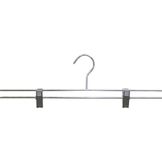 Large Heavy Gauged Polished Chrome Fabric/Rug/Linen Hanger (Box of 12 ...