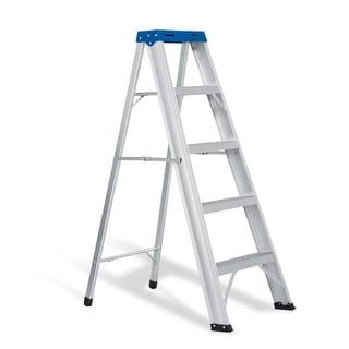 Aluminum Alloy 4 Step Ladder with Tool Tray - Bed Bath & Beyond - 37522823