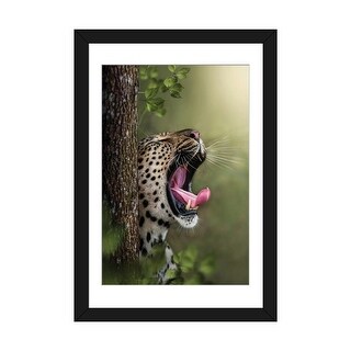 iCanvas "Yawning Leopard" by Patsy Weingart PFA - Bed Bath & Beyond ...