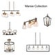 Mid-century Modern 5 Lights Chandeliers Marsie Orb Glass Upwards ...
