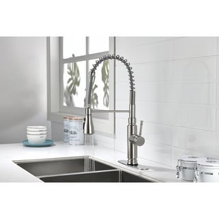 Touch-Control High-Arc Pull-Down Kitchen Faucet - Bed Bath & Beyond ...