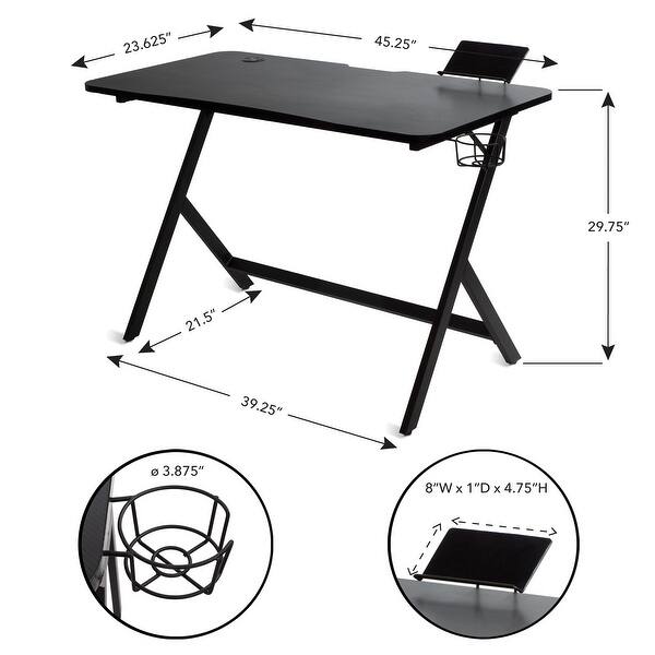 Ample Storage Workstation Desks Secretary Desks Modern Home Computer ...