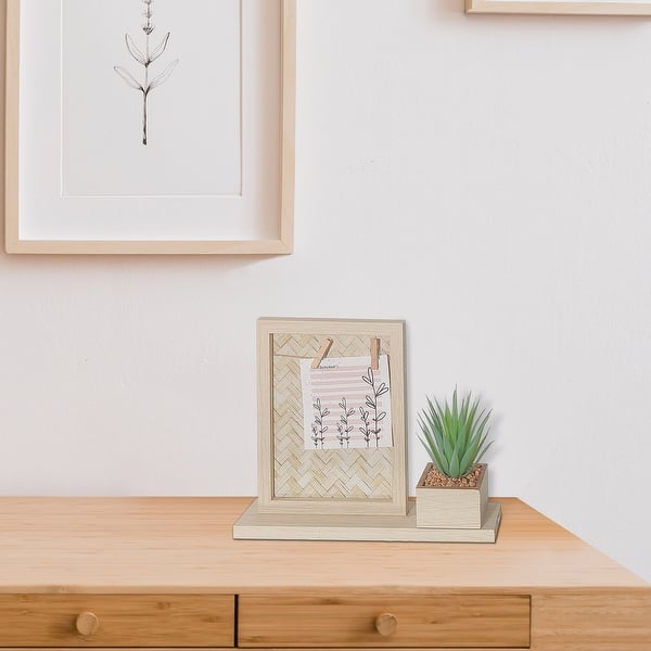 MDF Collage Clip Frame With Faux Plants 4X4 - Bed Bath & Beyond - 40139019