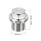 Male Plug Stainless Steel Thread Hex Head Socket Solid Pipe Fitting ...