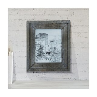 Rustic Gray Wood Wall or Table Top 8x10 Picture Frame - (WxHxL): 12.50 ...