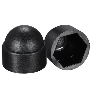 Plastic Dome Bolt Nut Protection Cap M10 / 17mm Hex Screw Cover Black ...