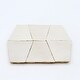 Moroccan Handmade Mosaic Zellige Tile 4"x4" Trapezoid Shape Off White ...