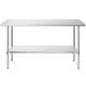 24 x 60in NSF Commercial Stainless Steel Table for Kitchen Prep Work ...