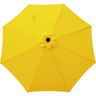 Sunflower Yellow- Aluminum 9-foot Market Umbrella - Bed Bath & Beyond ...