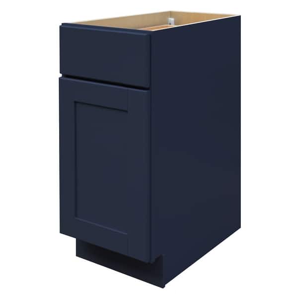 Sunny Wood B15-A Blue Topaz 15" Wide x 35" Tall Single Door Base - Bed ...