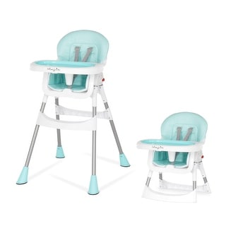 Portable 2-in-1 Tabletalk High Chair, Convertible Compact High Chair ...