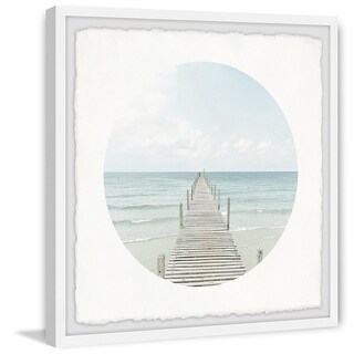 'Path to Sea' Framed Painting Print - Bed Bath & Beyond - 32406270
