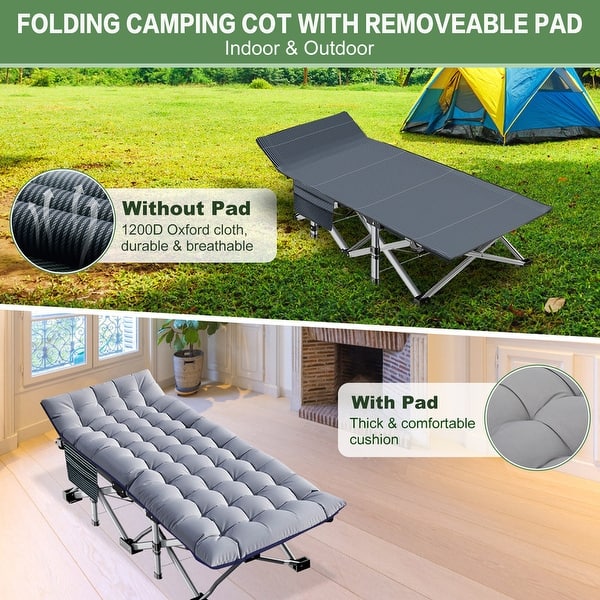 folding double bed camping