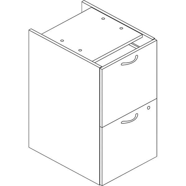 HON Mod HLPLPSFF Mahogany Pedestal - Bed Bath & Beyond - 34826953