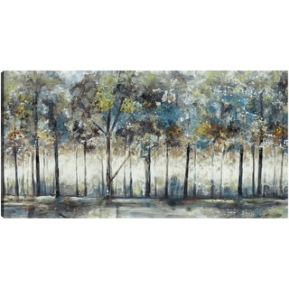 Treeline I Blues By Emily Williams Canvas Art Print - Bed Bath & Beyond ...