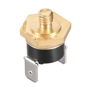 KSD301 Thermostat, Temperature Control Switch 85°C Copper M6 N.C 10A - Bed Bath & Beyond - 36370610