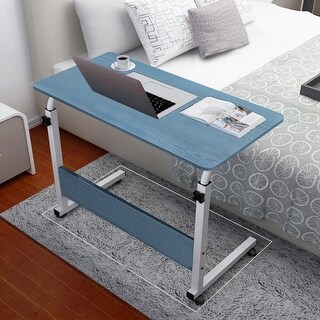 Home Can Be Raised And Lowered Mobile Computer Desk 80cm*40cm White - N ...