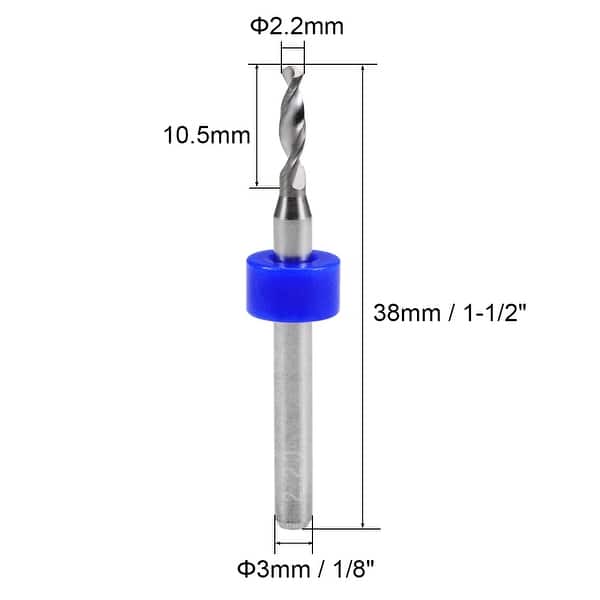 2.2mm Tungsten Carbide CNC Engraving Print Circuit Board PCB Drill Bits ...