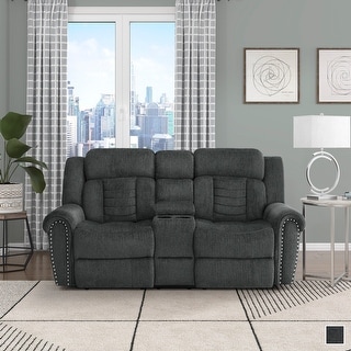 Fremont & Park Neleh Double Reclining Loveseat with Console - Bed Bath ...